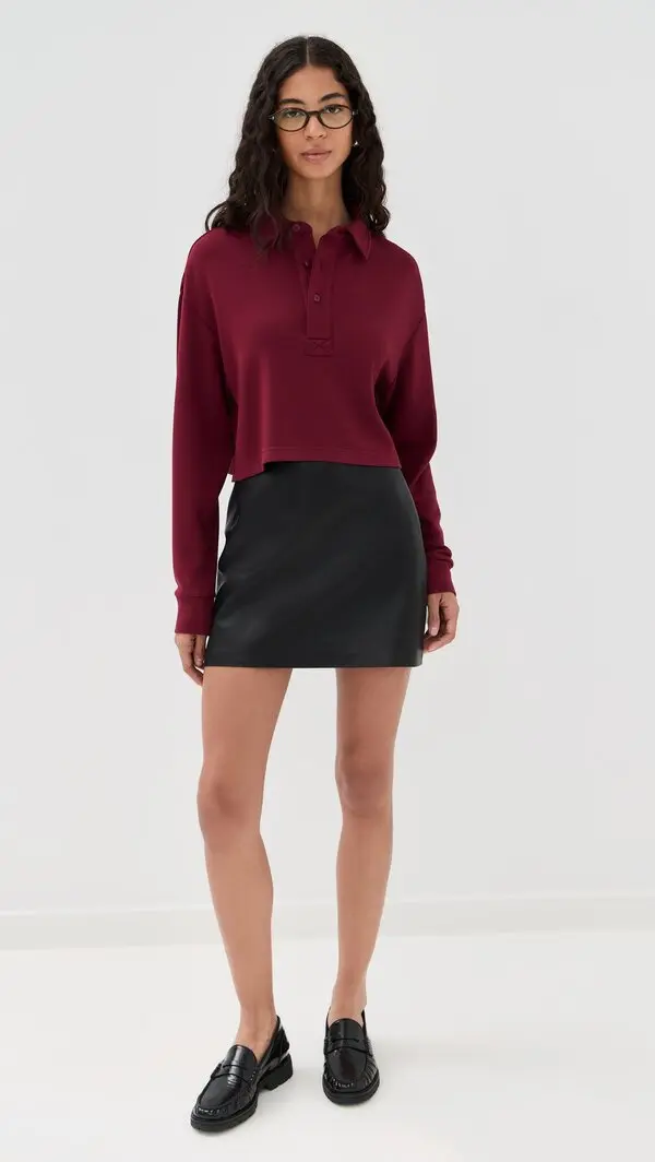 LE BOP Hayley Polo - Merlot