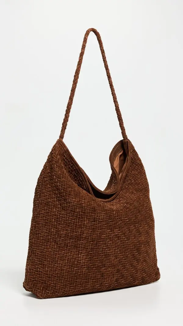 BEMBIEN Suede Woven Sera Tote