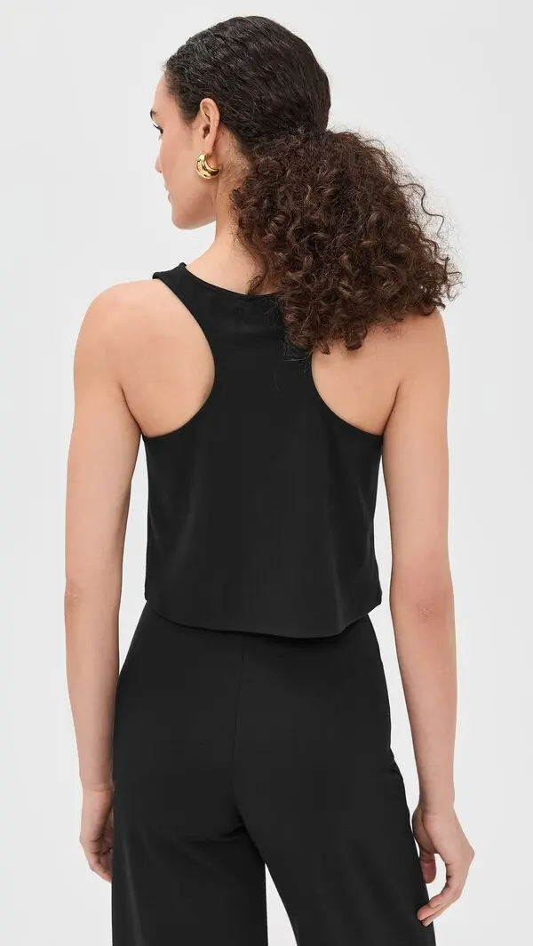 RIPLEY RADER Ponte Knit Racerback Tank Top