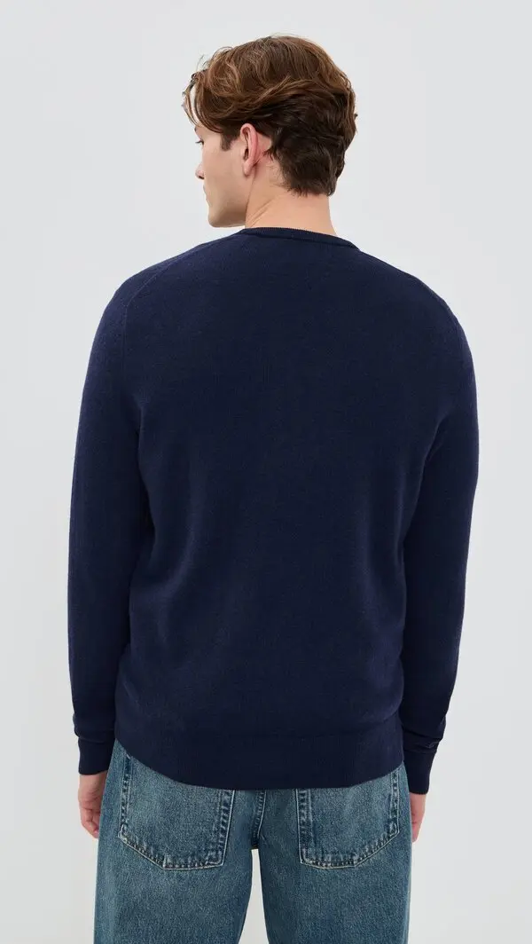 Polo Ralph Lauren Merino Wool Crew Neck Sweater - Hunter Navy