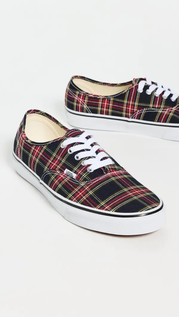 VANS Authentic Checked Sneakers - Plaid Navy