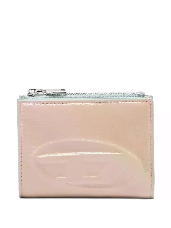 DIESEL® Embossed-logo Zip-fastening Wallet - Pink