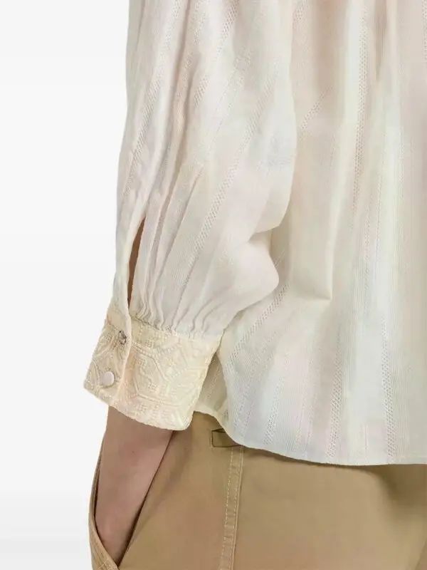 BOSS Embroidered Cotton Blouse