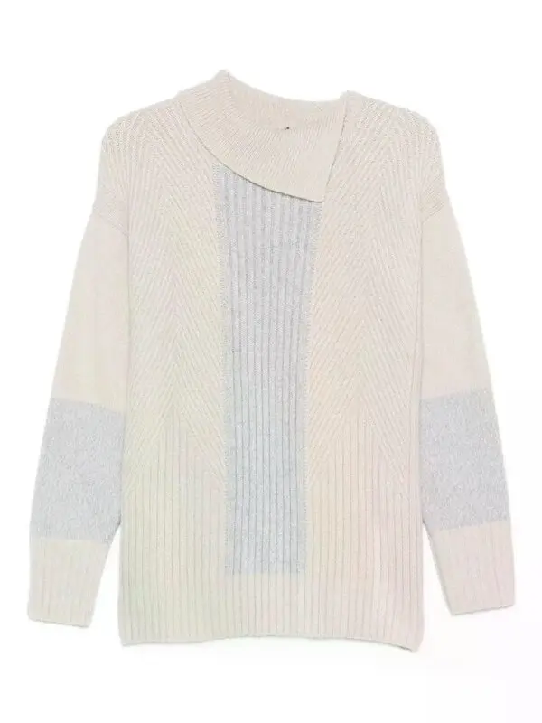 Lorena Antoniazzi Chevron-pattern Sweater