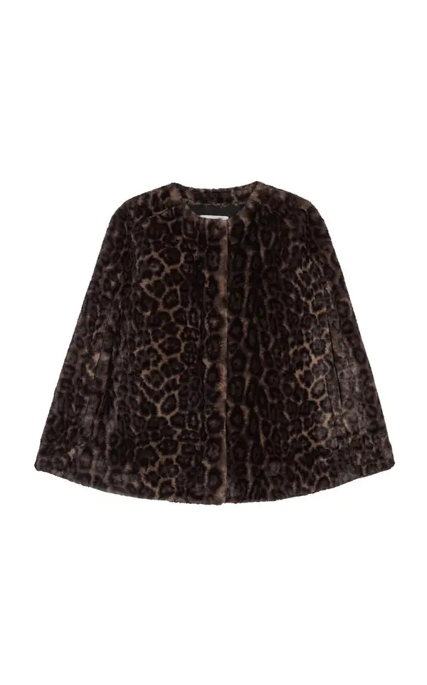 Apparis Sloane Faux Fur Cape
