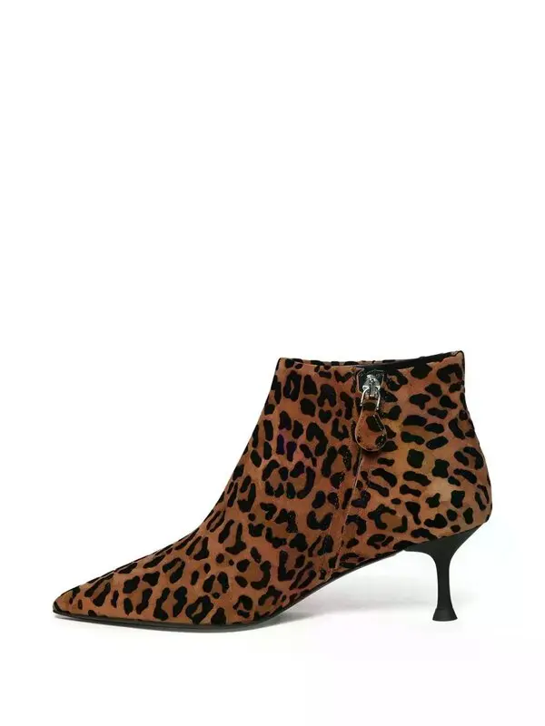 GIULIANO GALIANO Animal-print Heeled Boots