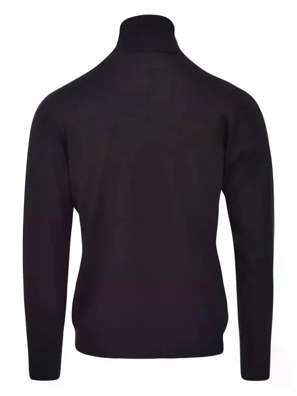 Fedeli Roll-neck Sweater - Blue