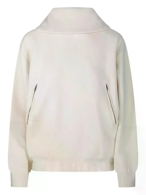 Balenciaga Zip-fastening Sweater - Neutrals