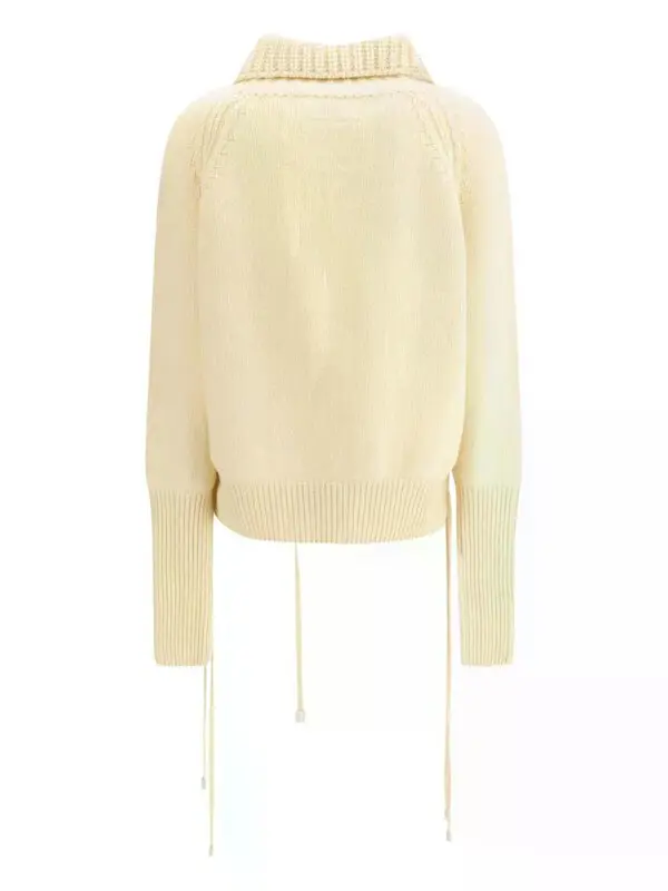 Ermanno Scervino Lace-up Sweater