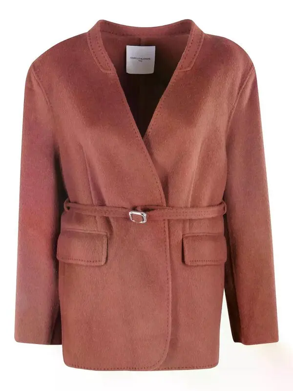 ISABELLE BLANCHE Belted Jacket - Brown