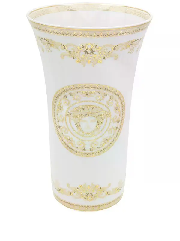 Versace X Rosenthal Medusa Gala Vase - White