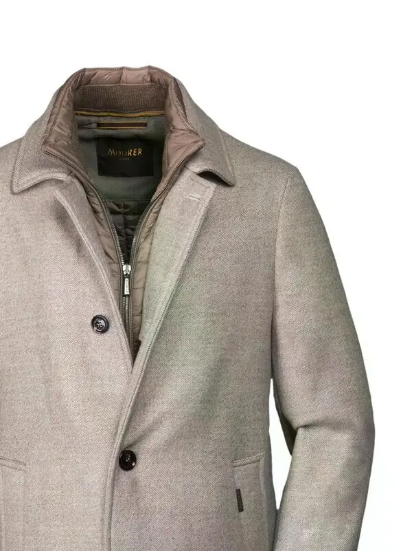 MOORER Monferrato-lp Buttoned Coat