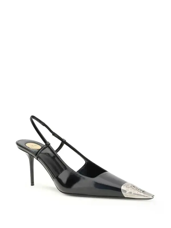 Saint Laurent 75mm Pointed-toe Slingback Pumps