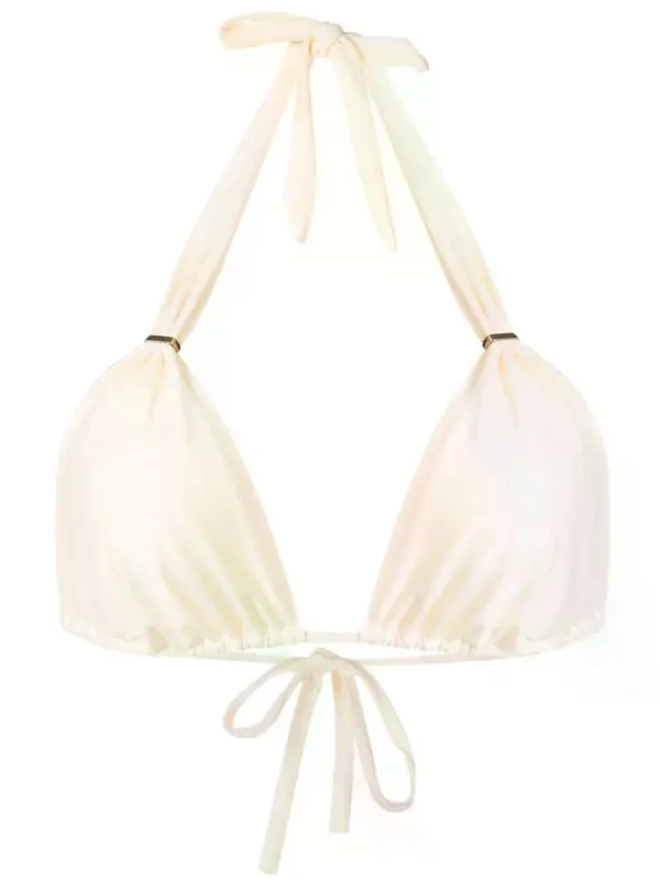 LENNY NIEMEYER Halterneck Bikini Top - White