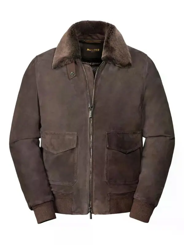 MOORER Collar Pocket Jacket