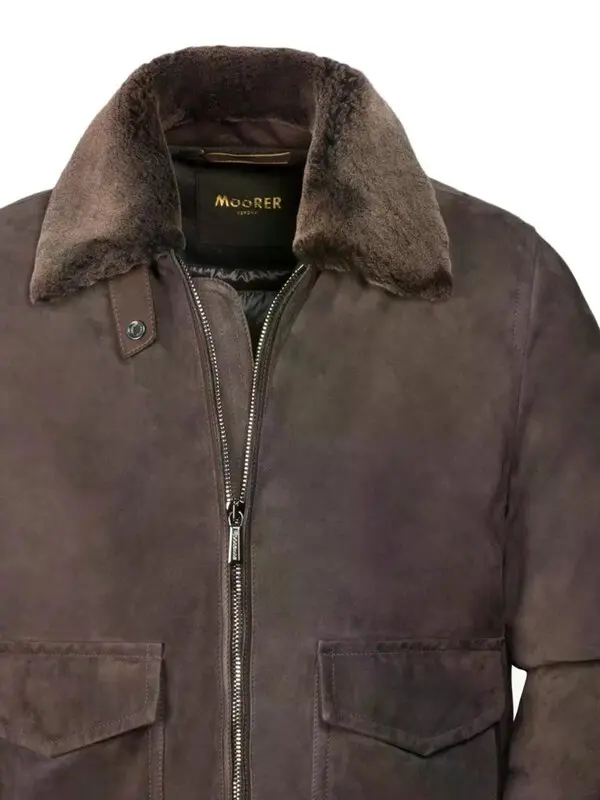 MOORER Collar Pocket Jacket