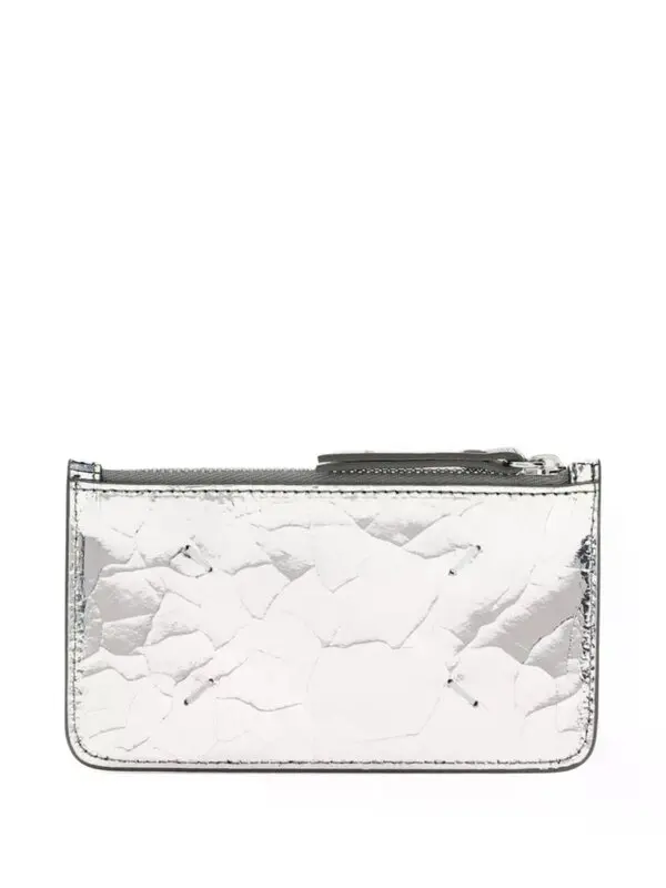 MAISON MARGIELA Textured Zip Card Holder