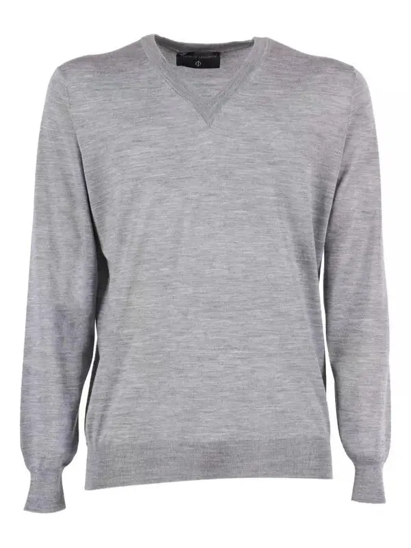 FILIPPO DE LAURENTIIS V-neck Sweater - Grey