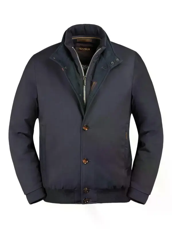 MOORER Janos-pum Button Zip Jacket