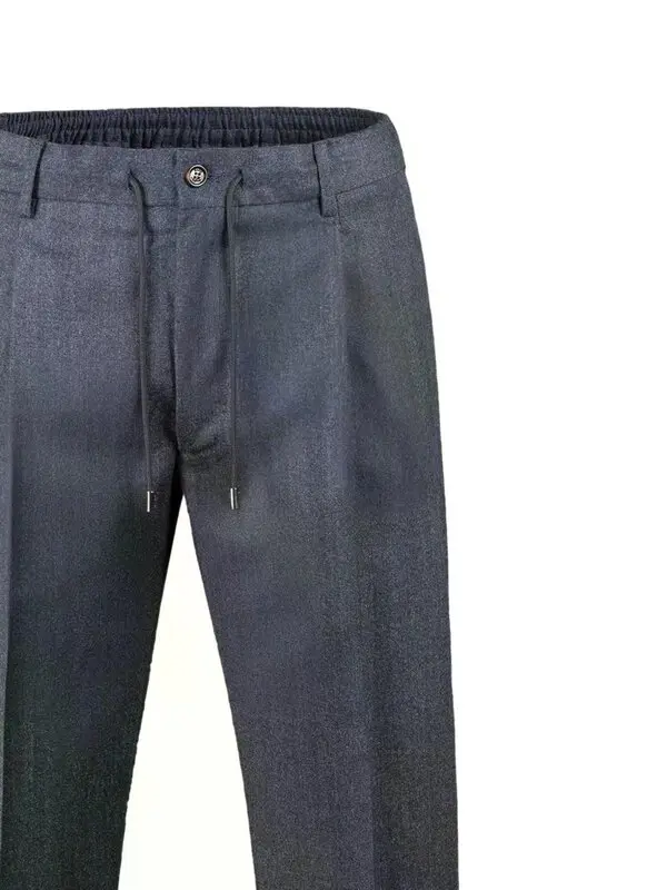MOORER Anton-ff Drawstring Trousers - Grey