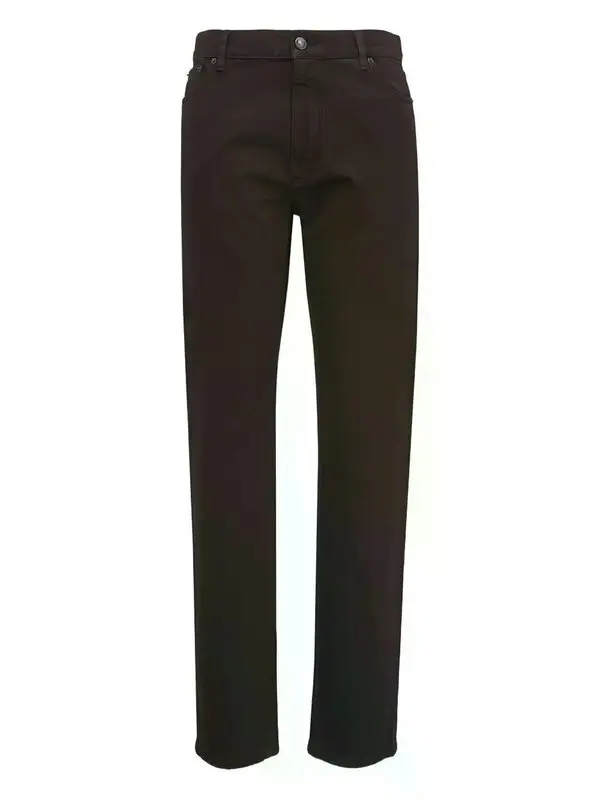Zegna City Buttoned Jeans - Brown