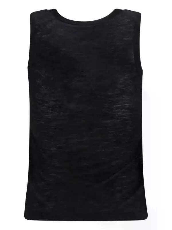 Saint Laurent Round-neck Tank Top