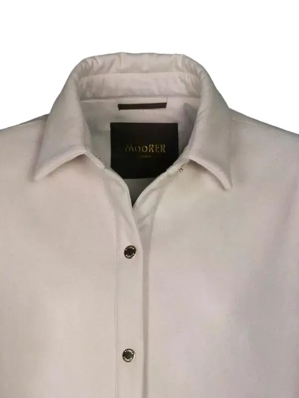 MOORER Kinsale-ls9 Shirt Jacket - Neutrals