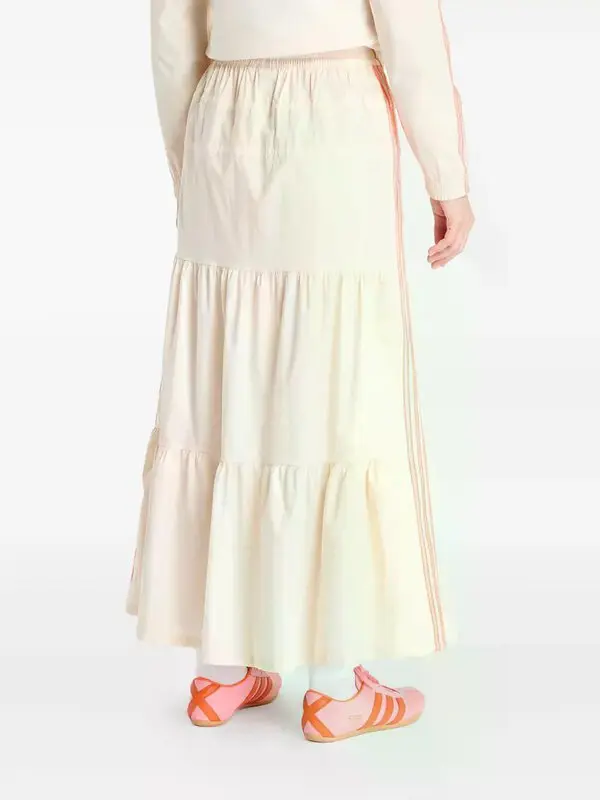 Adidas Three-stripe Tiered Midi Skirt