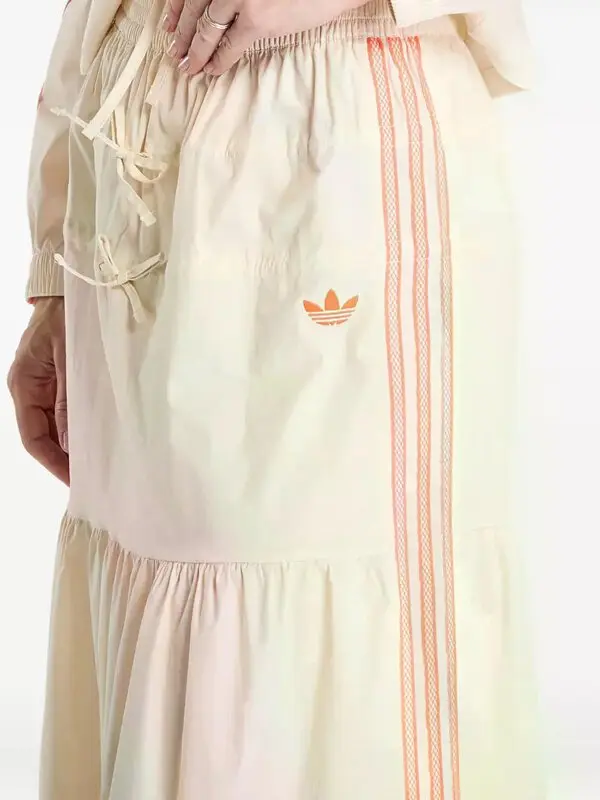 Adidas Three-stripe Tiered Midi Skirt