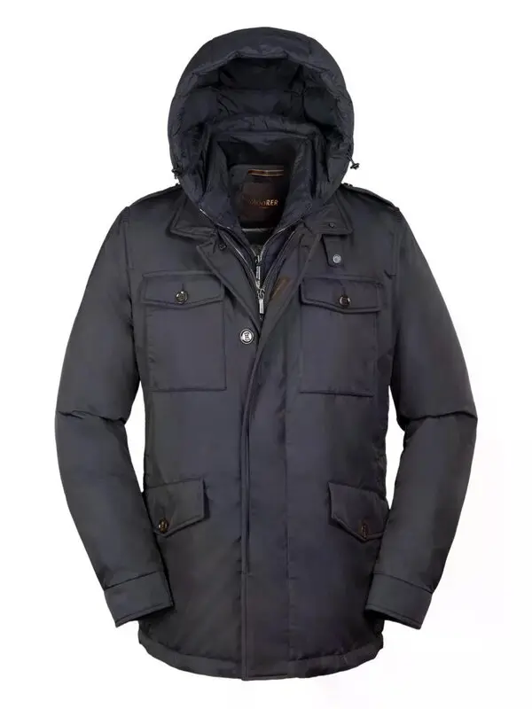 MOORER Isac-wk Jacket - Blue