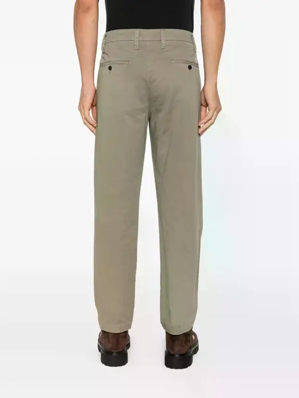 C.P. COMPANY Pleated Button-fastening Trousers - Neutrals