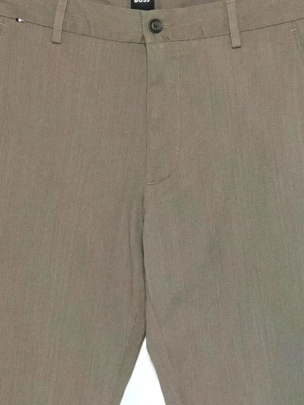BOSS Cuffed Trousers - Brown