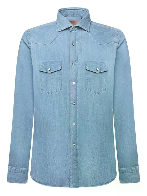 LUIGI BORRELLI Chest-pocket Shirt