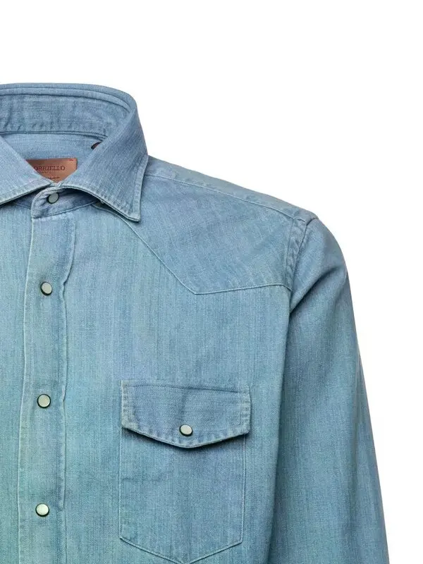 LUIGI BORRELLI Chest-pocket Shirt