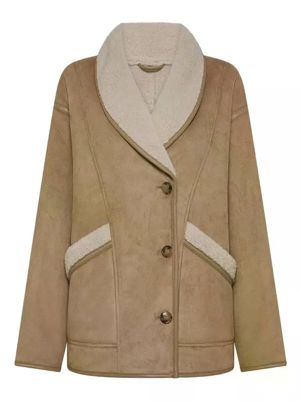 Seventy Faux Shearling Collar Jacket