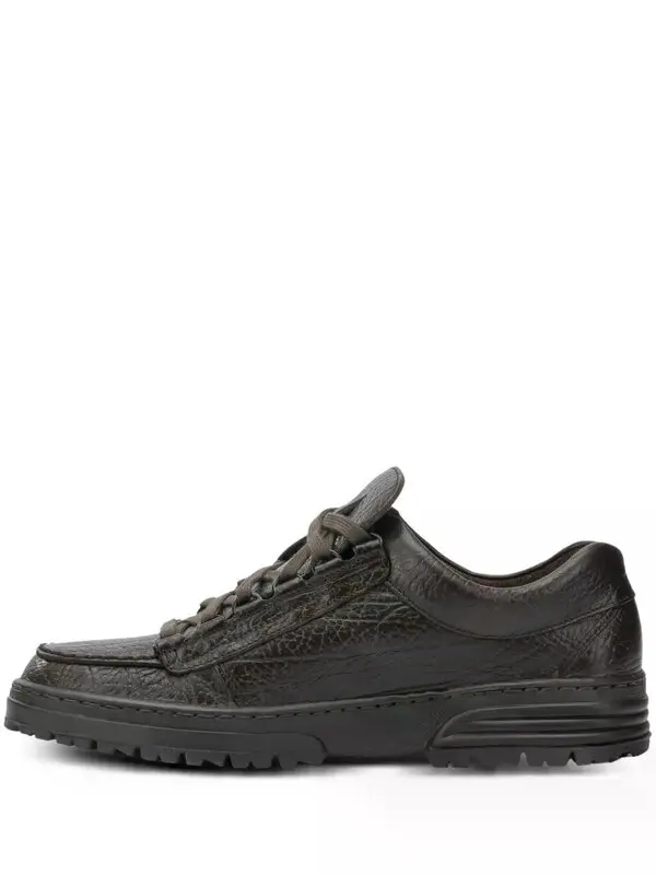 MUSTO Textured Lace-up Sneakers