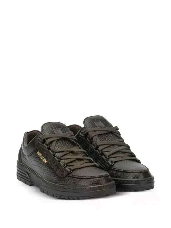 MUSTO Textured Lace-up Sneakers