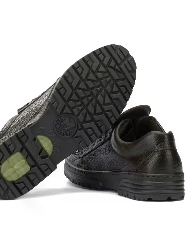 MUSTO Textured Lace-up Sneakers