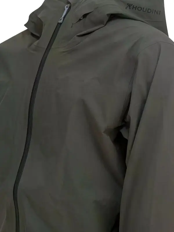 HOUDINI SPORTSWEAR Hooded Zip-fastening Raincoat