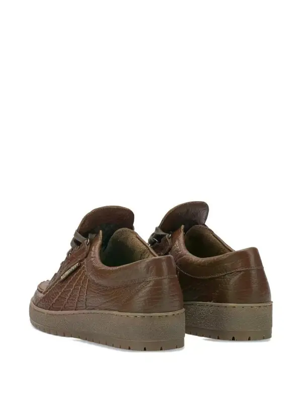MUSTO Textured Lace-up Sneakers
