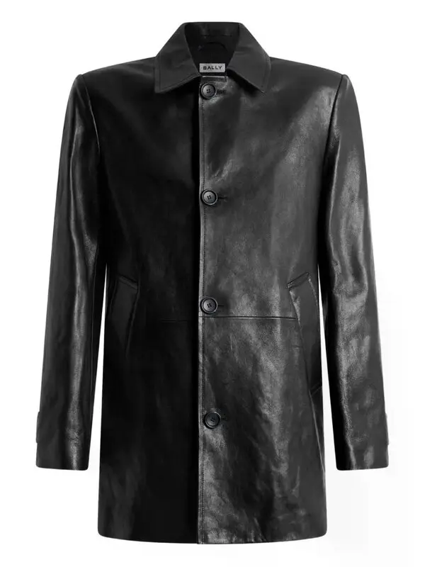 Bally Leather Coat