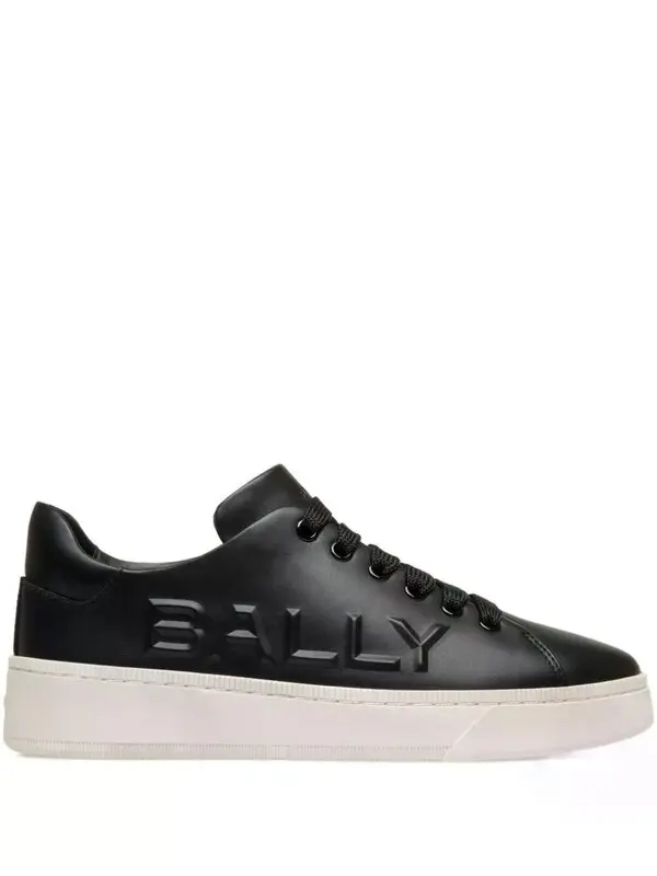 Bally Embossed-logo Leather Sneakers