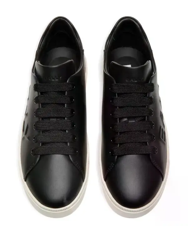 Bally Embossed-logo Leather Sneakers