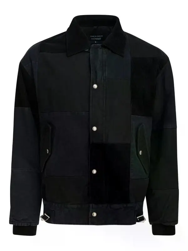 Comme Des Garçons Corduroy-paneled Jacket