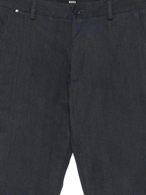 BOSS Buttoned Trousers - Black
