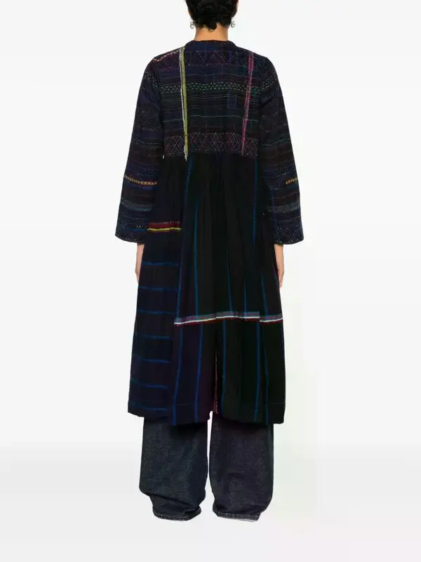 INJIRI Striped Pattern Coat