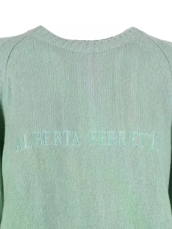Alberta Ferretti Embroidered Sweater - Green