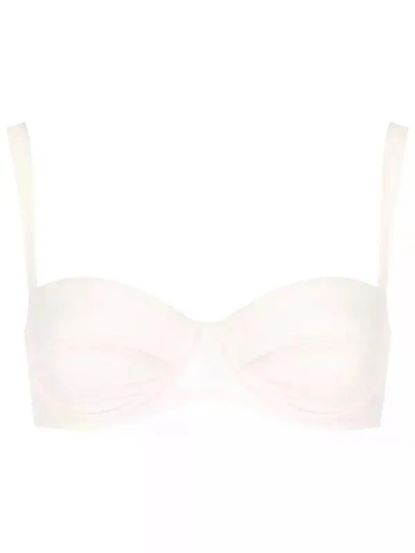 LENNY NIEMEYER Half Cup Bikini Top - White