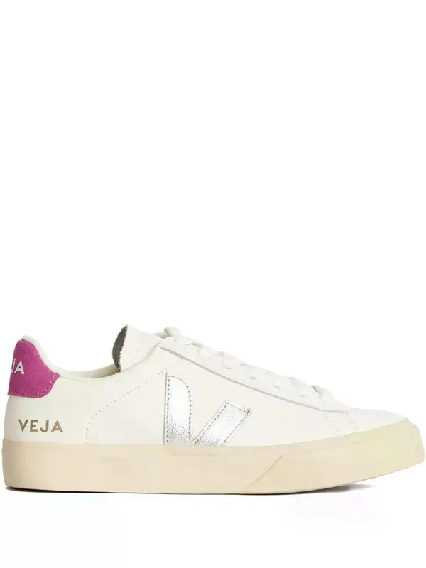 VEJA Logo Leather Sneakers