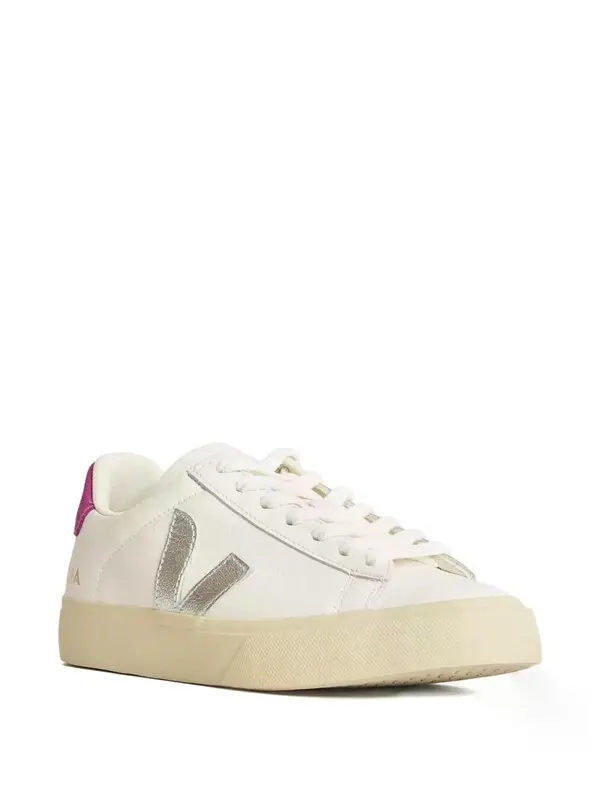 VEJA Logo Leather Sneakers